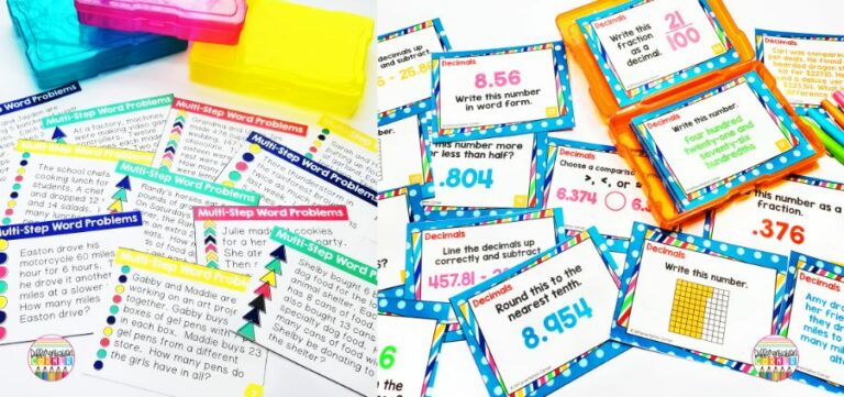 17 Ways To Use Math Task Cards In The Classroom | Differentiation Corner