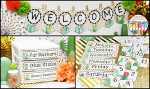 Easy DIY Cactus Classroom Theme Ideas | Differentiation Corner