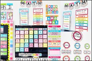 The Ultimate Confetti Rainbow Classroom Decor Pack: Printable Classroom ...