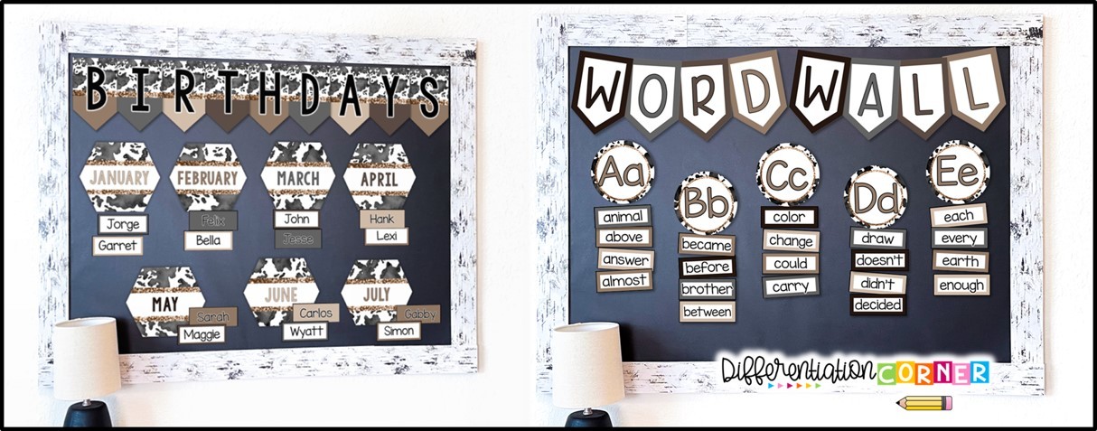 Creating A Cozy Classroom: Cow Print Classroom Decorations For A Warm ...