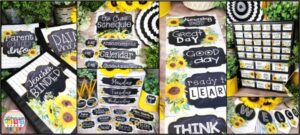 Easy DIY Sunflower Classroom Decor Theme Ideas | Differentiation Corner
