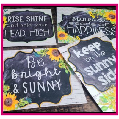 Easy DIY Sunflower Classroom Decor Theme Ideas | Differentiation Corner