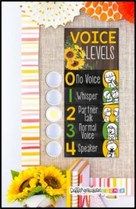 Voice Level Charts For A Calm Classroom | Differentiation Corner