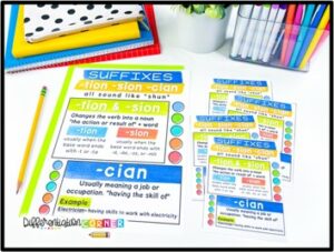 The Shun Suffixes: Mastering Suffix Tion Sion Words & Cian, Too ...