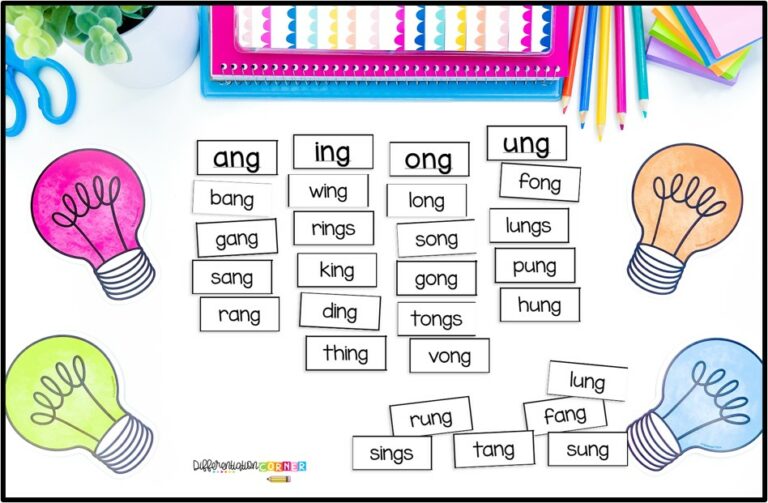 Effective Ways To Teach NG NK Words With Glued Sounds | Differentiation ...