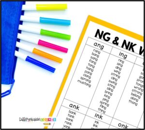 Effective Ways To Teach NG NK Words With Glued Sounds | Differentiation ...