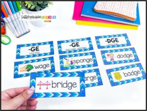 A Teacher's Guide To GE And DGE Words | Differentiation Corner