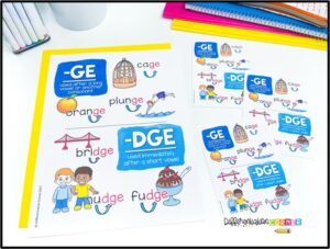 A Teacher's Guide To GE And DGE Words | Differentiation Corner