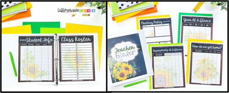Creating The Perfect Custom Teacher Planner | Differentiation Corner