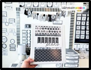 Black And White Classroom Decor | Differentiation Corner