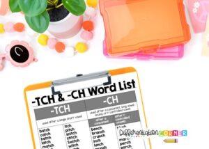 How To Teach CH & TCH Words Spelling Rule + Fun Activities For Your ...