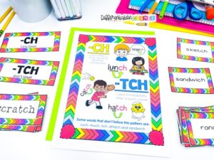 How To Teach CH & TCH Words Spelling Rule + Fun Activities For Your ...